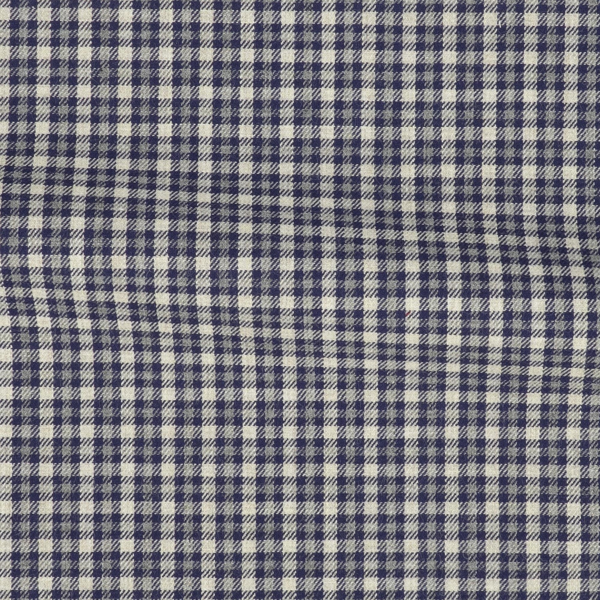 Twill Check Pattern Blue Beige SK43599 | Swann